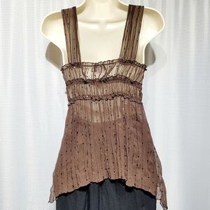 rave | Tops | Y2k Rave Pixie Flowy Stretch Top With Sequins Xl Juniors ...
